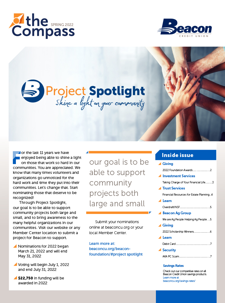 The Compass Newsletter • Beacon Credit Union